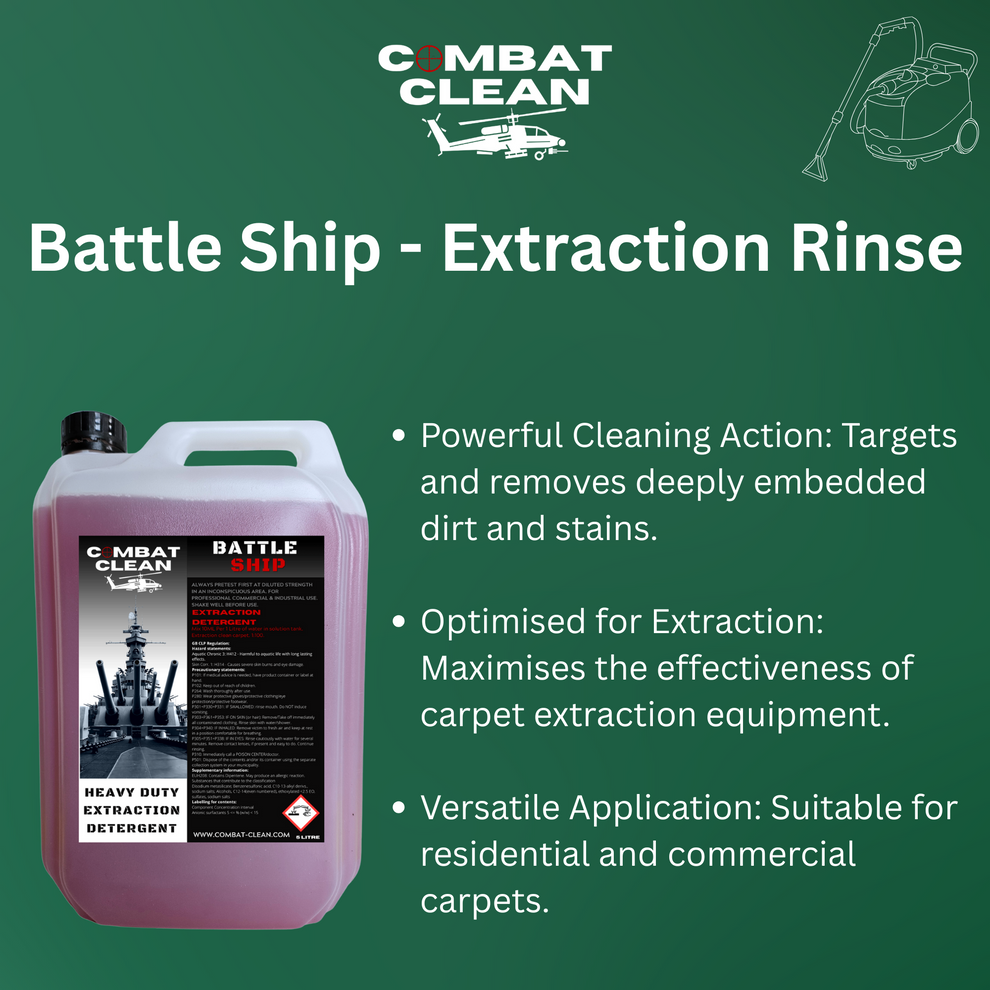Battle Ship Heavy Duty Extraction Detergent – Combat Clean
